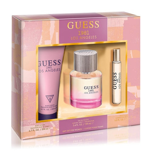 Gift Set Guess 1981 LA 3pc 3.4 oz. EDT Women – The Perfume Club